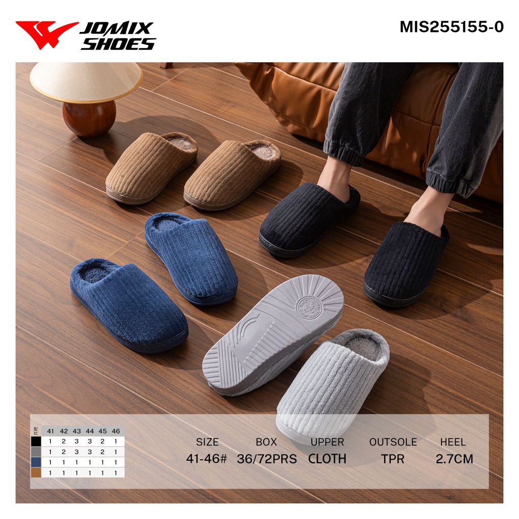 Pantofole da Uomo MIS255155-0 - Fornitore B2B di Calzature | Jomix ...